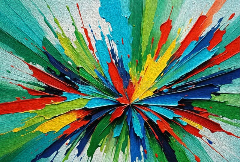 Oil Painting. Abstract Spots. Pattern for Printing on Wall Decorations ...