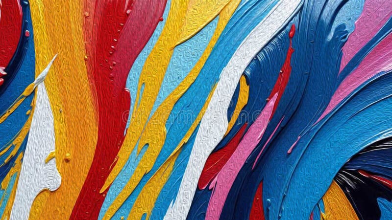 Oil Painting. Abstract Spots. Pattern for Printing on Wall Decorations ...