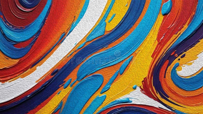 Oil Painting. Abstract Spots. Pattern for Printing on Wall Decorations ...