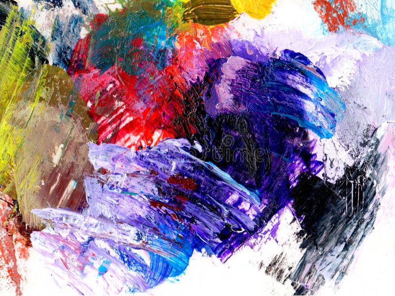 Oil painting color texture stock illustration. Illustration of brush ...