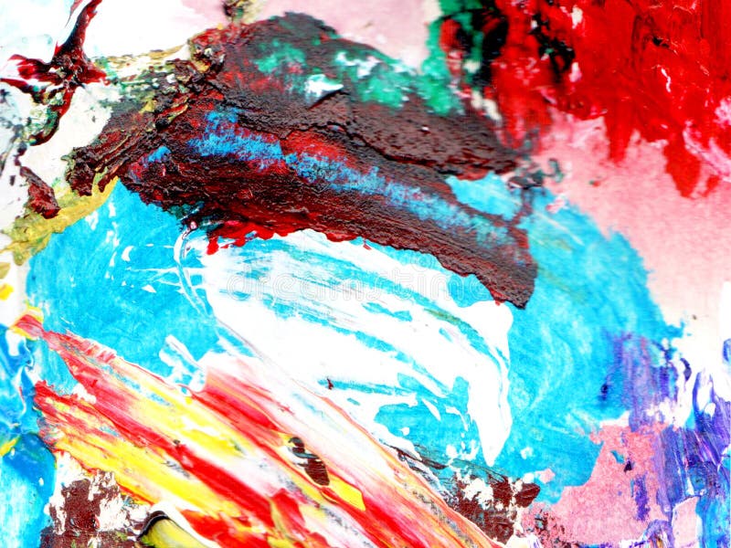 Oil painting color texture stock illustration. Illustration of blue ...