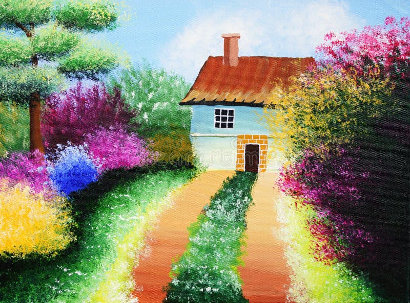 60+ Courtyard painting Free Stock Photos - StockFreeImages