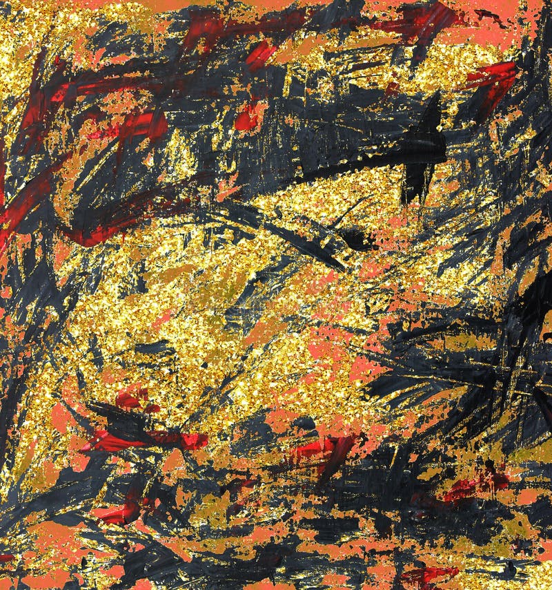 Oil Painting Textured Tile Surface Abstract Patterns Stock Illustration ...