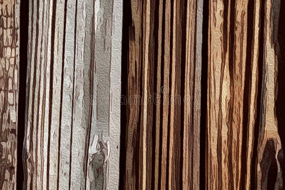 Oil Painting . Wood Structure Pattern Stock Illustration - Illustration ...
