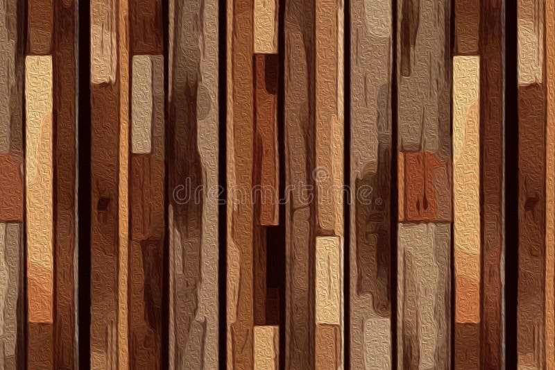 Oil Painting . Wood Structure Pattern Stock Illustration - Illustration ...