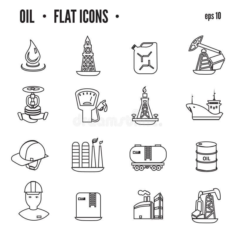 Oil and Petroleum Icon Set, Flat Isolated Vector Illustration Stock ... Oil and Petroleum Icon Set, Flat Isolated Vector Illustration Stock ...