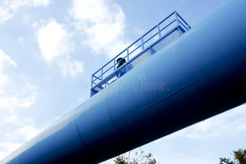 Oil pipeline stock photo. Image of blue, shine, transportation - 73354006