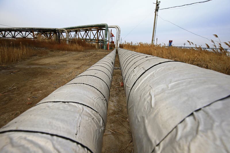 Oil pipeline stock image. Image of physics, supply, heavy - 306976747
