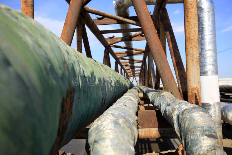 Oil pipeline stock photo. Image of pipe, fossils, fuel - 118459642