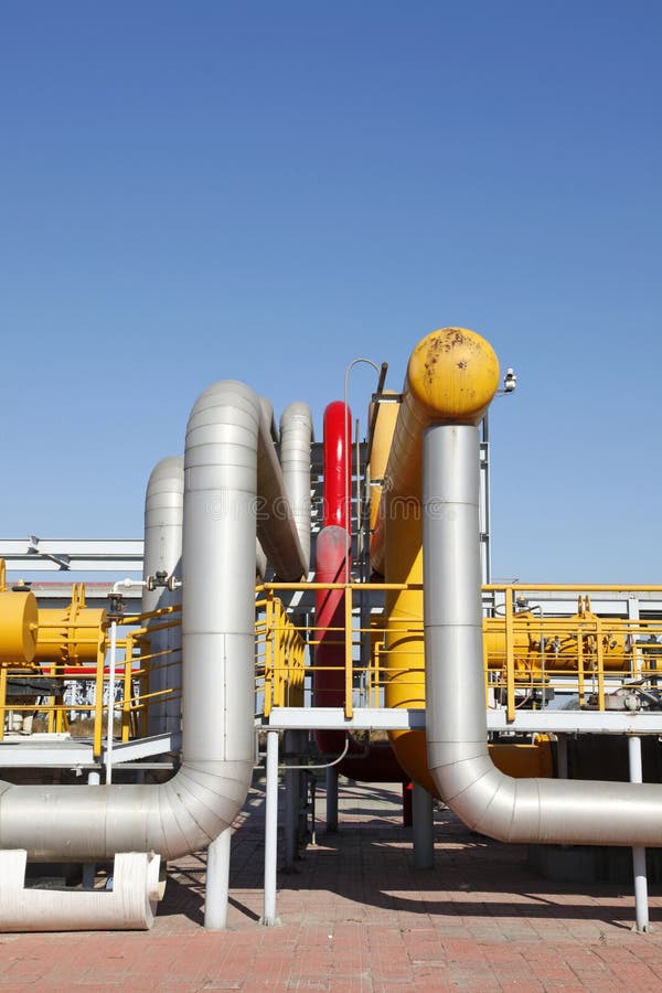 Oil pipeline stock image. Image of system, gasoline, industrial - 48936331