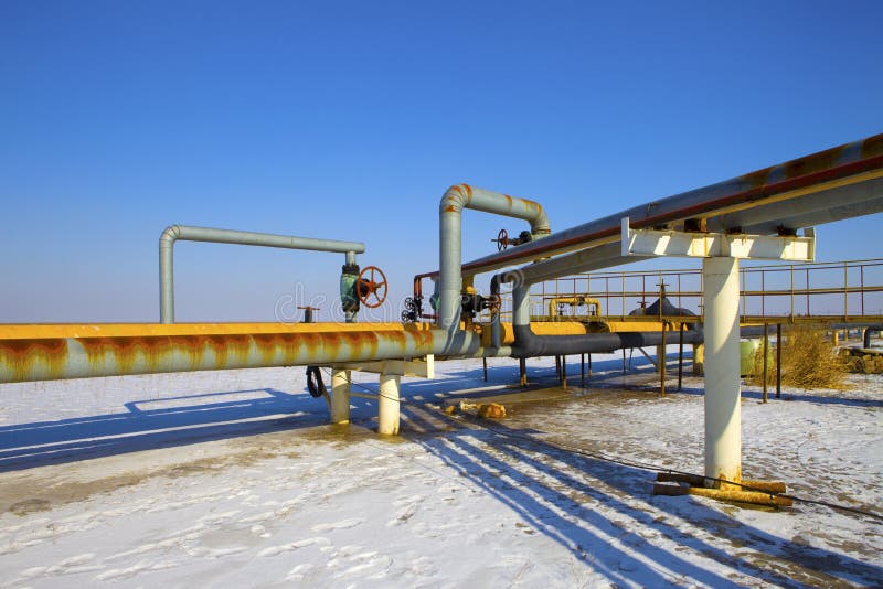 Oil pipeline stock image. Image of metal, iron, technology - 23808335