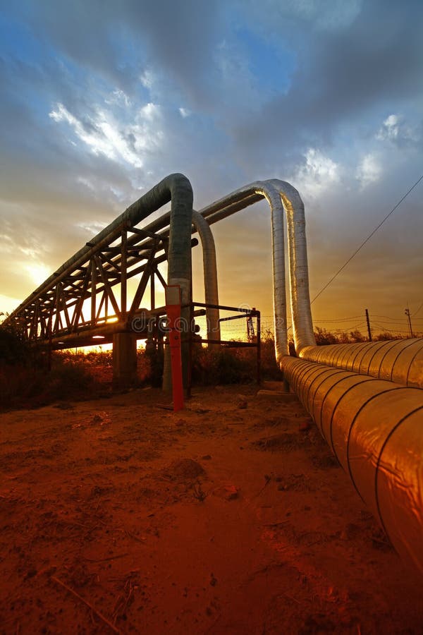 Oil Pipeline, the Oil Industry Equipment Stock Photo - Image of platform, natural: 320409986