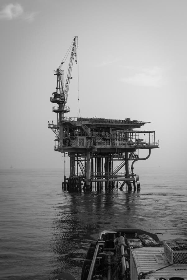 Oil platform stock photo. Image of resource, heavy, steel - 39746654