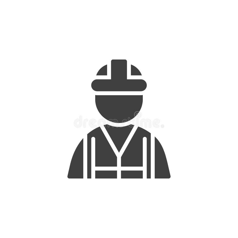 Oil Platform Worker Vector Icon Stock Vector - Illustration of flat ...