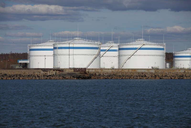 Oil Port stock photo. Image of economy, product, maritime - 52679428