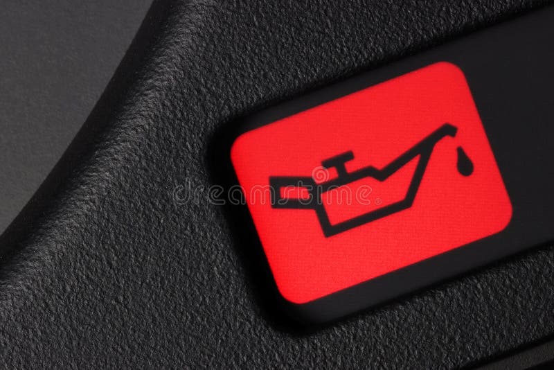 Oil pressure warning light stock image. Image of glow - 246998295