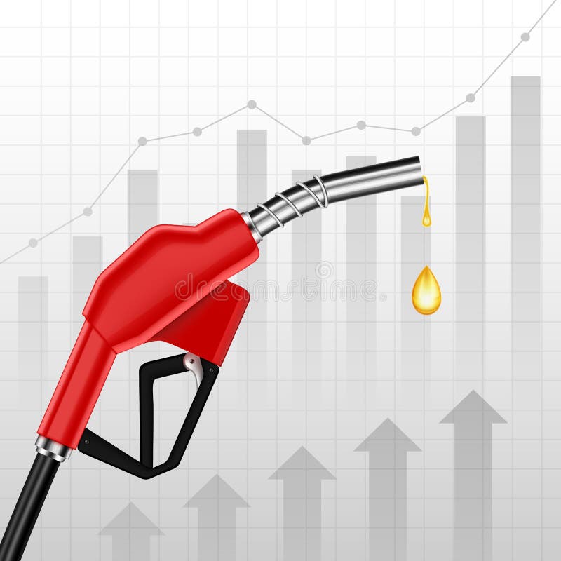 Oil price rising concept stock vector. Illustration of economy - 267295479