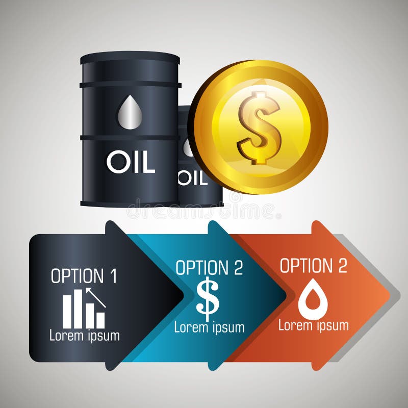 Oil Prices Infographic Design Stock Vector - Illustration of fuel ...