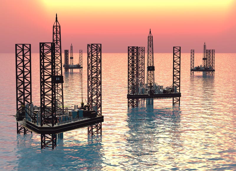 Oil stock illustration. Illustration of fuel, equipment - 253073719