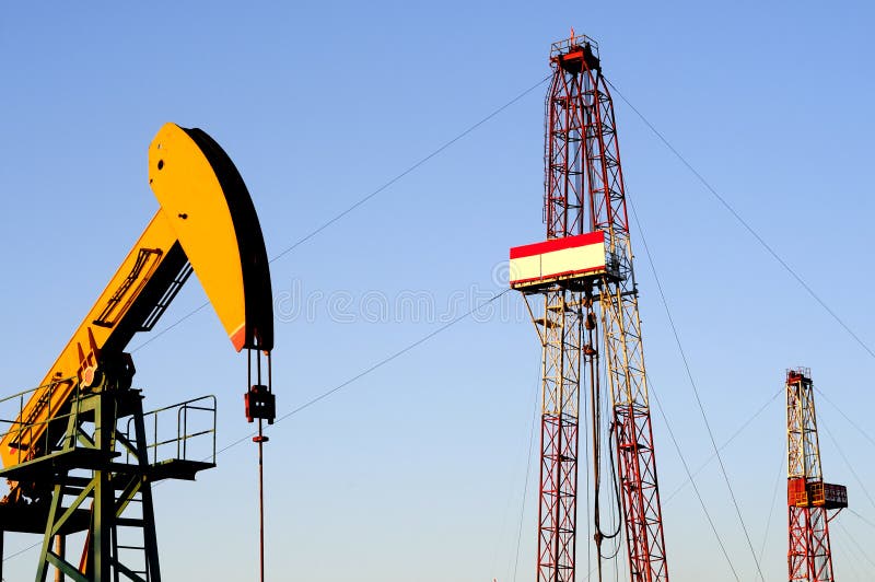 Oil pump stock image. Image of petroleum, environment - 11052417