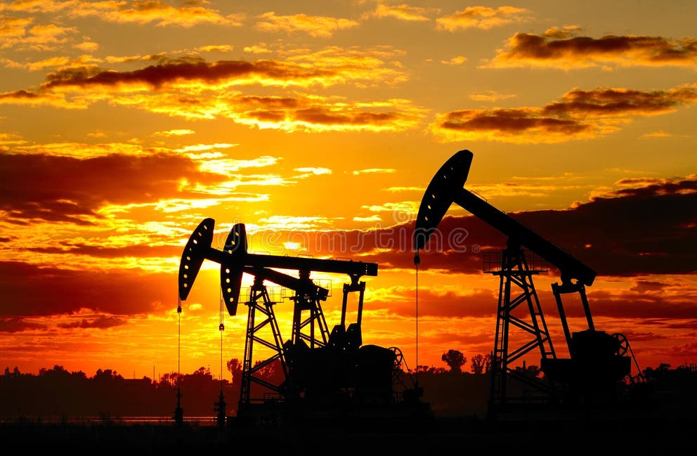 Oil pump stock photo. Image of track, oilwell, commodity - 21294542