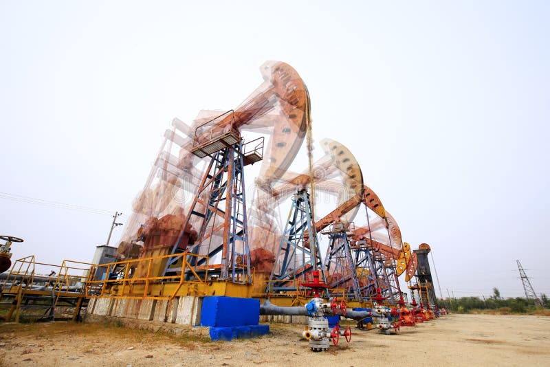 Oil pump stock image. Image of petroleum, exploration - 174493885