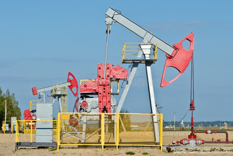 Oil pump stock image. Image of fuel, fossil, outdoors - 45124063