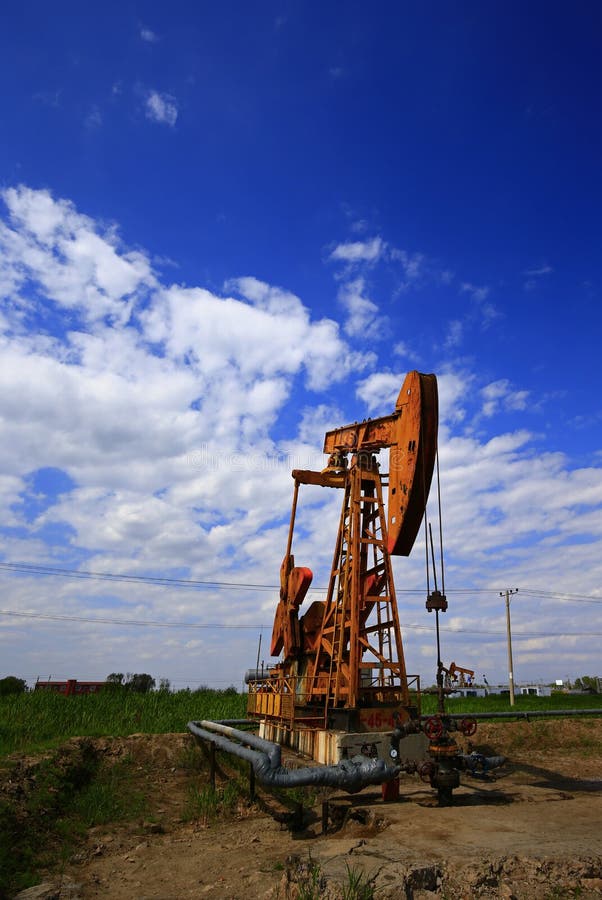 The Oil Pump, Industrial Equipment Editorial Photography - Image of ...