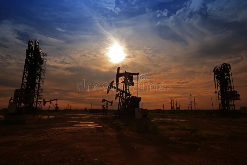 The Oil Pump, Industrial Equipment Stock Image - Image of diesel, pump ...