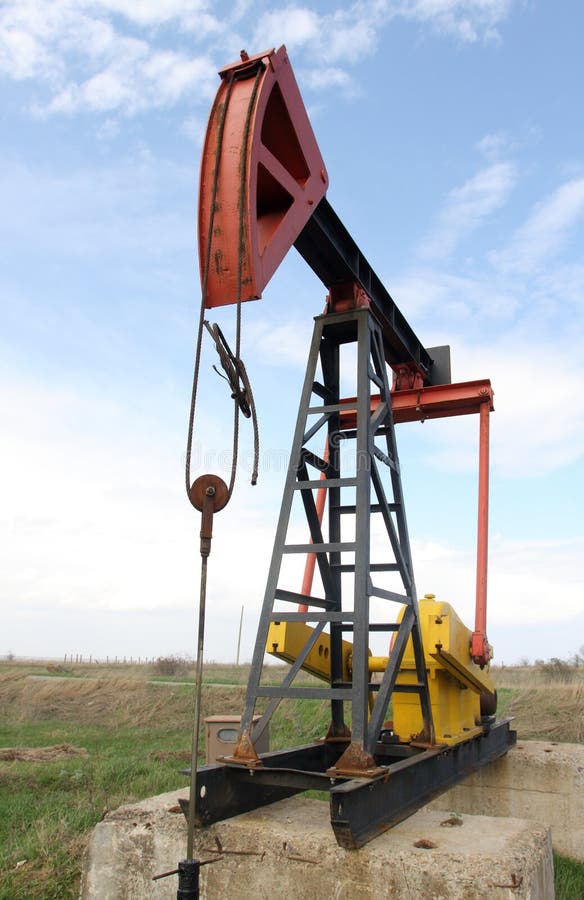 An oil pump jack stock photo. Image of jack, conventional - 3013694