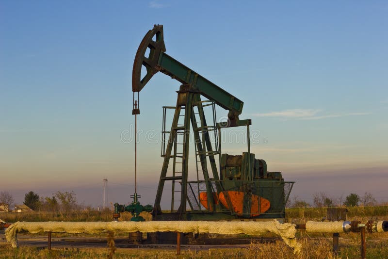 Oil pump stock image. Image of manual, outdoors, generation - 63884957