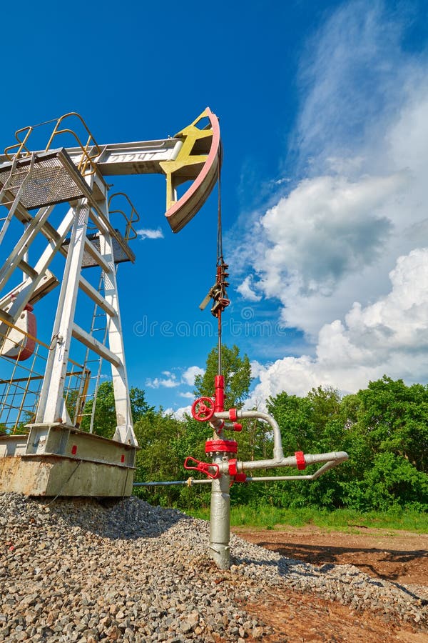Oil pumping station stock image. Image of electric, generation - 55032493