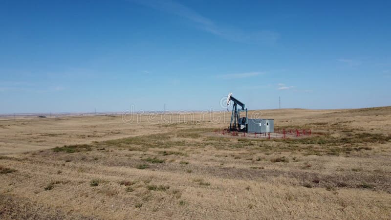 Oil Pumpjack in Rural Alberta Stock Video - Video of unconventional ...