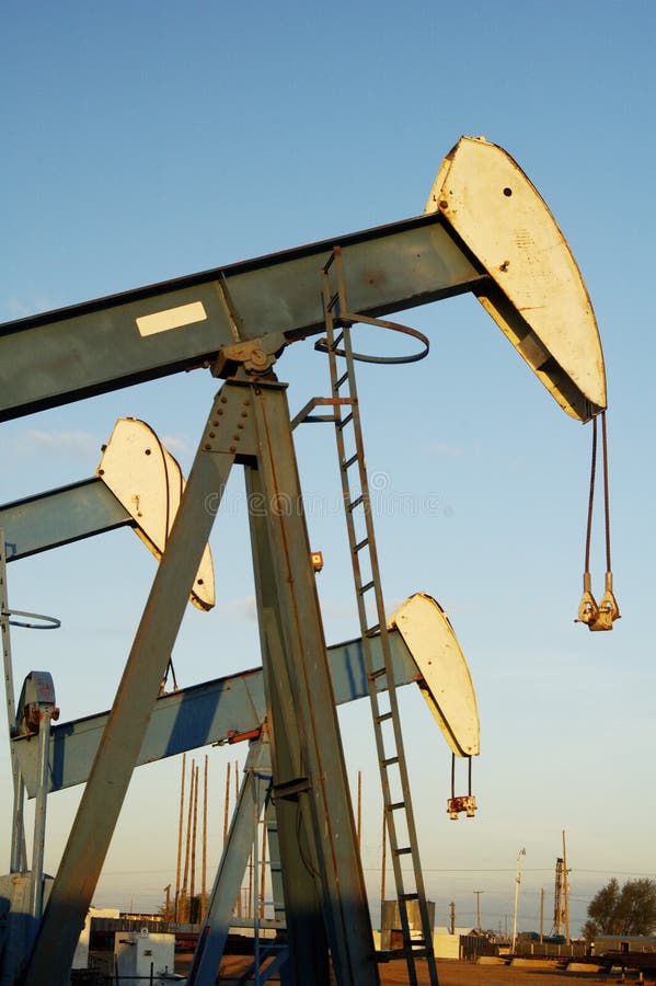 Oil Pumps stock image. Image of texas, pump, transpertation - 305597