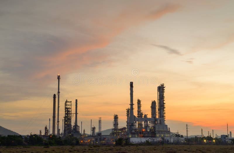 Oil refineries Thailand stock image. Image of industry - 50719123