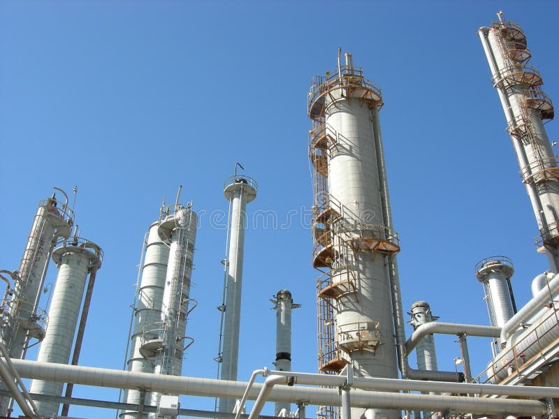 Oil Refinery stock image. Image of business, pressure - 12756511