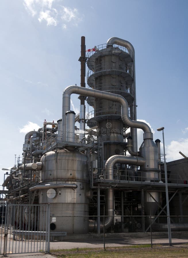 Oil Refinery Petroleum Industry Pipelines Stock Photo - Image of plant ...