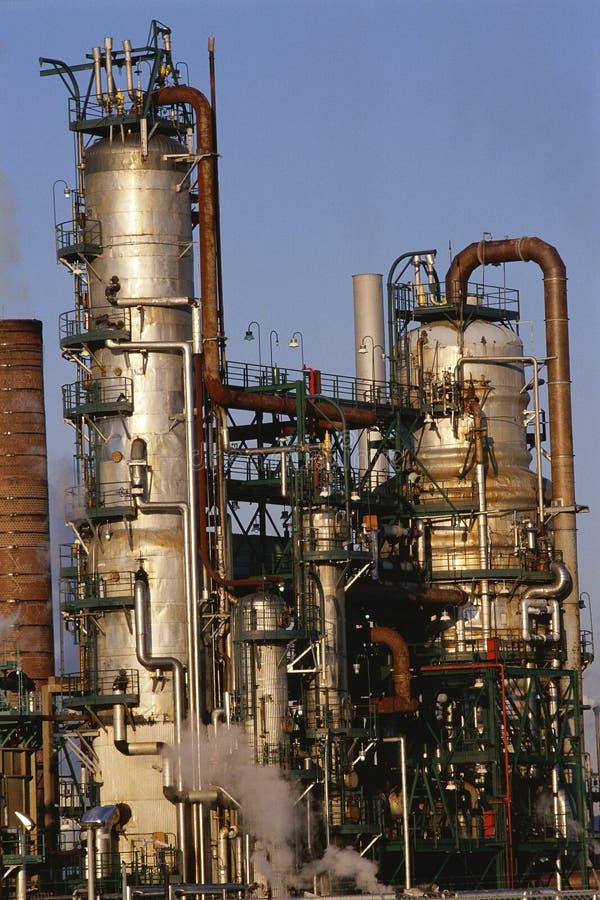 Oil refinery stock photo. Image of refinery, industrial - 23161842