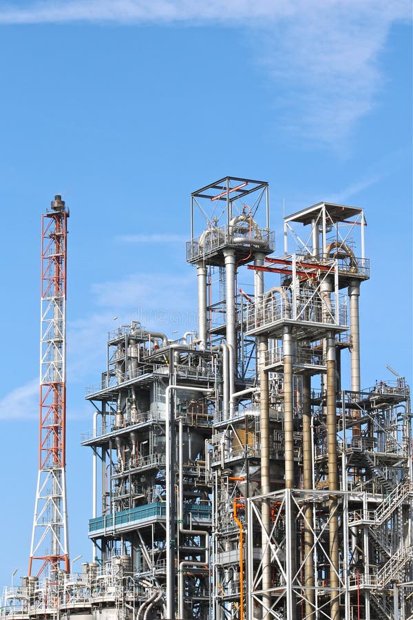 Oil refinery stock photo. Image of energy, installations - 25874602