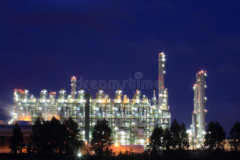 Oil refinery stock image. Image of fume, aromatic, energy - 26151133