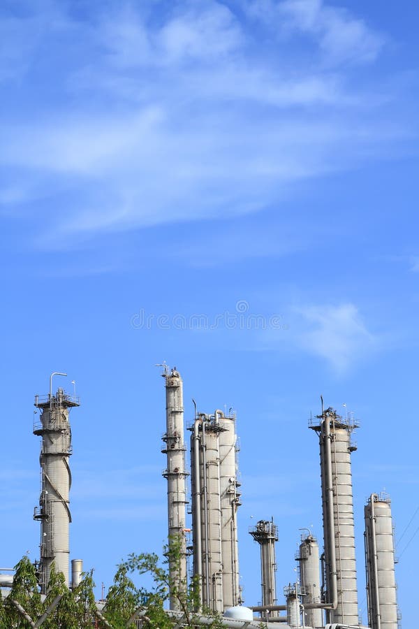 Oil refinery stock image. Image of fume, aromatic, energy - 26151133