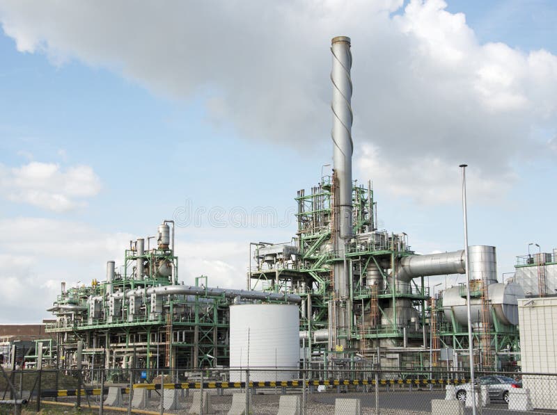Refinery Coking Unit stock photo. Image of post, catwalk - 9383012