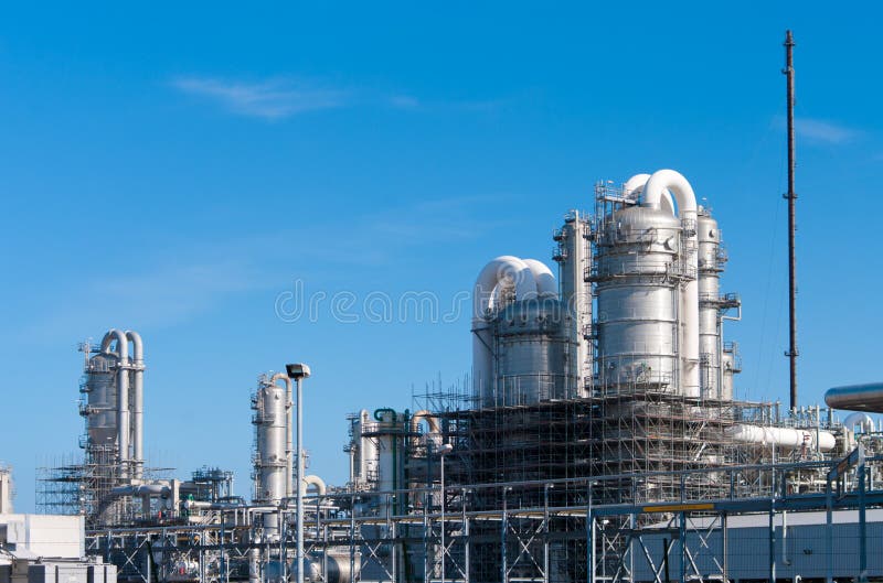 Oil refinery stock photo. Image of plant, photograph - 19866190