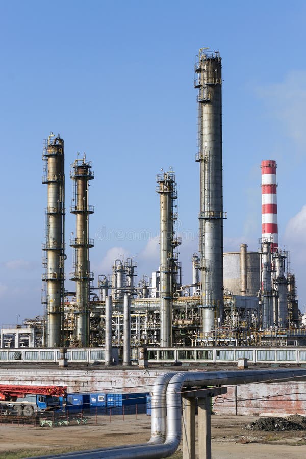Oil Refinery stock photo. Image of plant, pollution, manufacture - 2289864