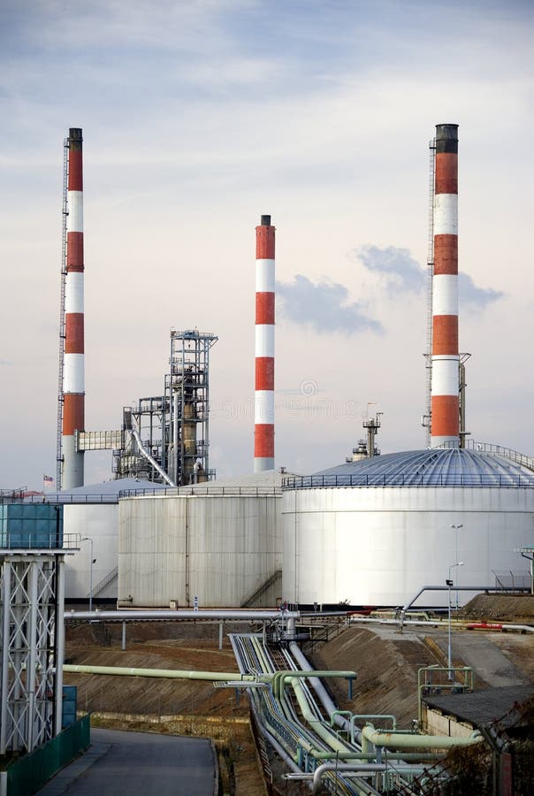 Oil Refinery stock photo. Image of environmental, diesel - 2342438