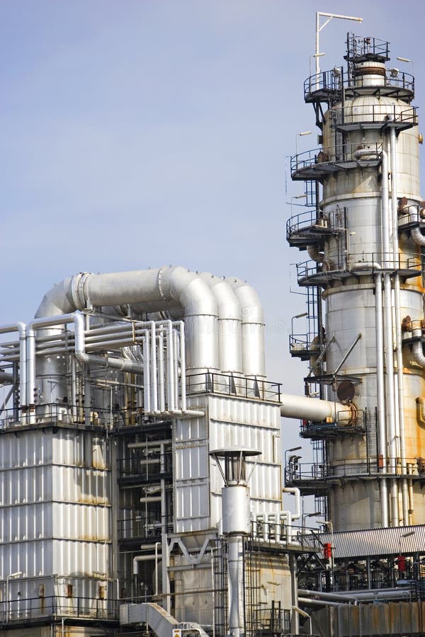 Oil Refinery stock image. Image of diesel, economy, fuel - 5476375
