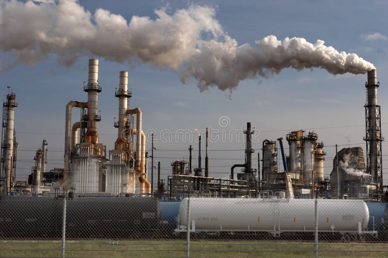Refinery tower 1 stock photo. Image of petrol, gasoline - 398002