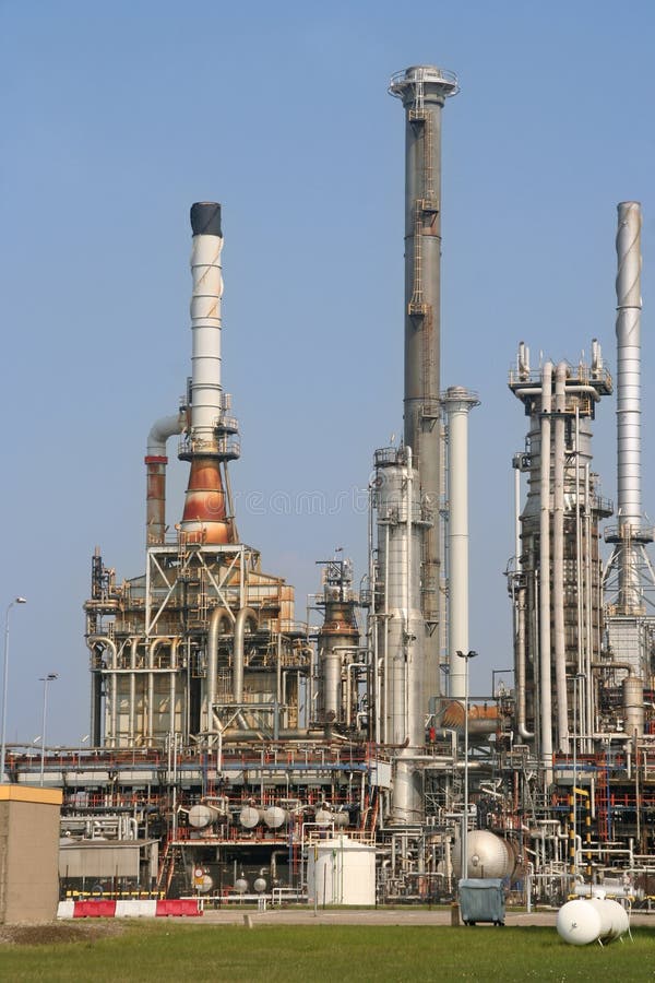 Oil Refinery stock image. Image of fuel, chemical, power - 2242655