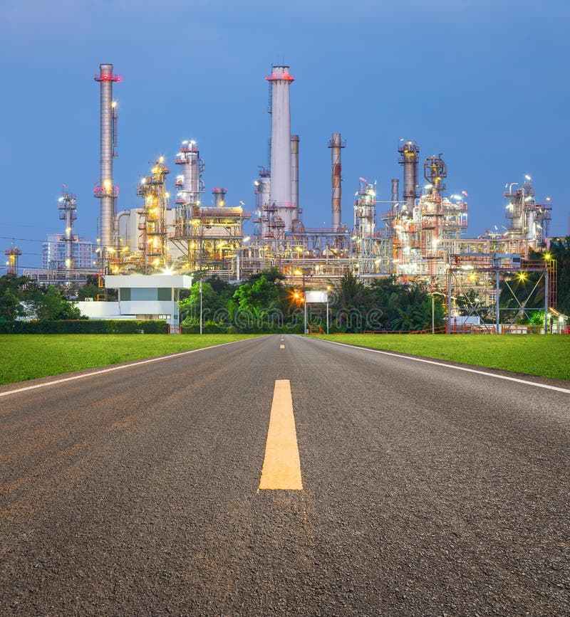 Oil refinery stock image. Image of electric, machine - 50465009