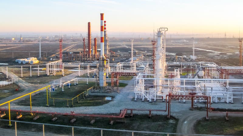 The oil refinery stock photo. Image of diesel, cracking - 140417954